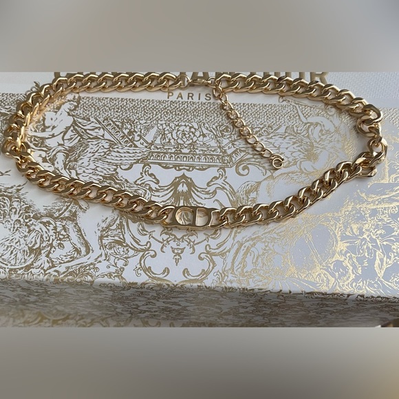 Accessories | Gold Cd Choker Necklace | Poshmark